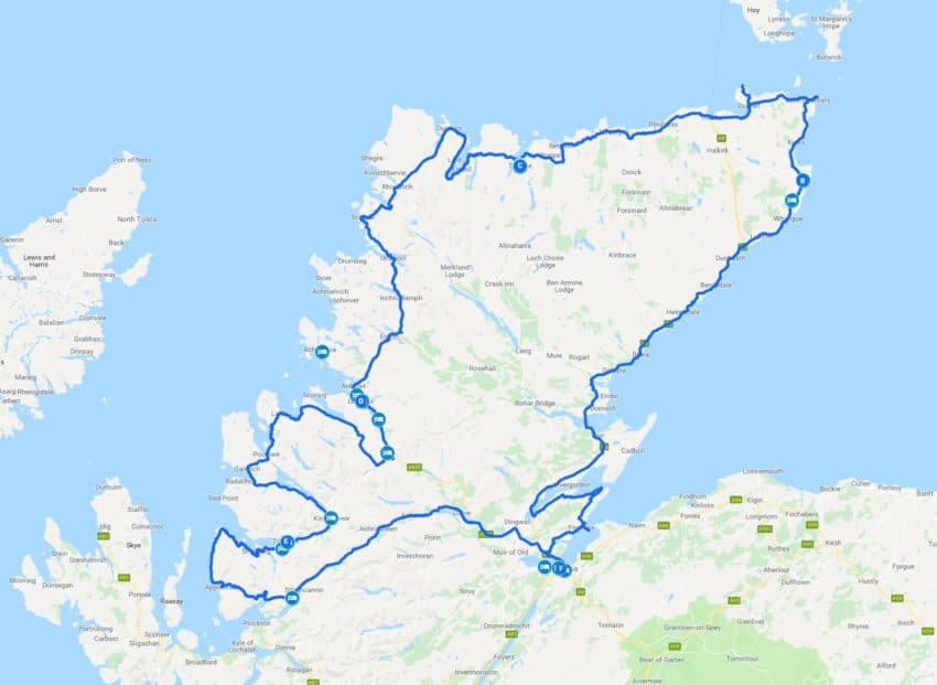 The Perfect 5 Day North Coast 500 Itinerary: The Ultimate Scottish Road ...